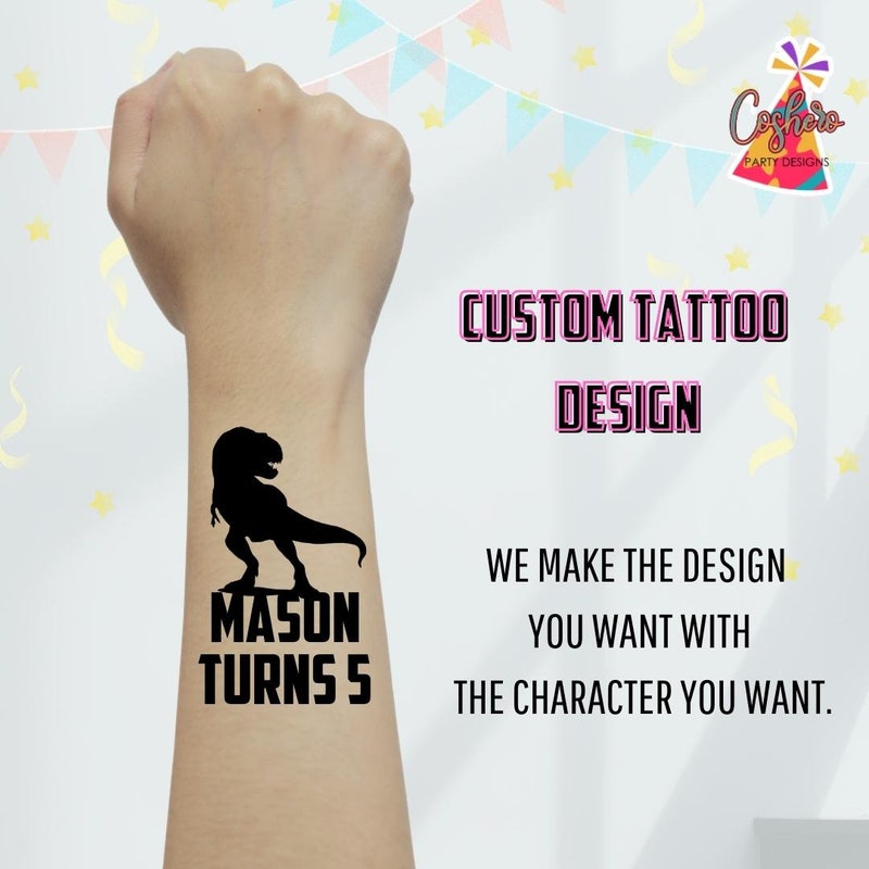 Custom Temporary Tattoo - Etsy