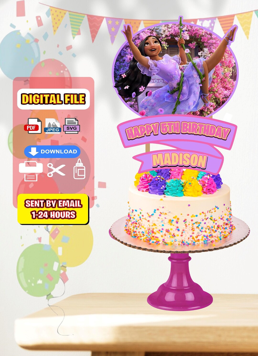 Encanto, Encanto Cake Topper, Encanto Topper, Encanto Banner, Encanto ...