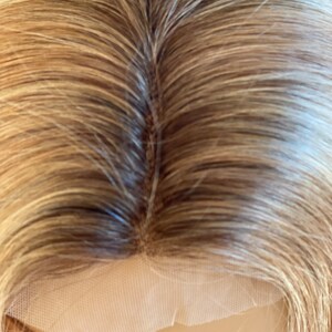 HUMAN HAIR TOPPER or Hair System Clip Topper Color Light Mix - Etsy