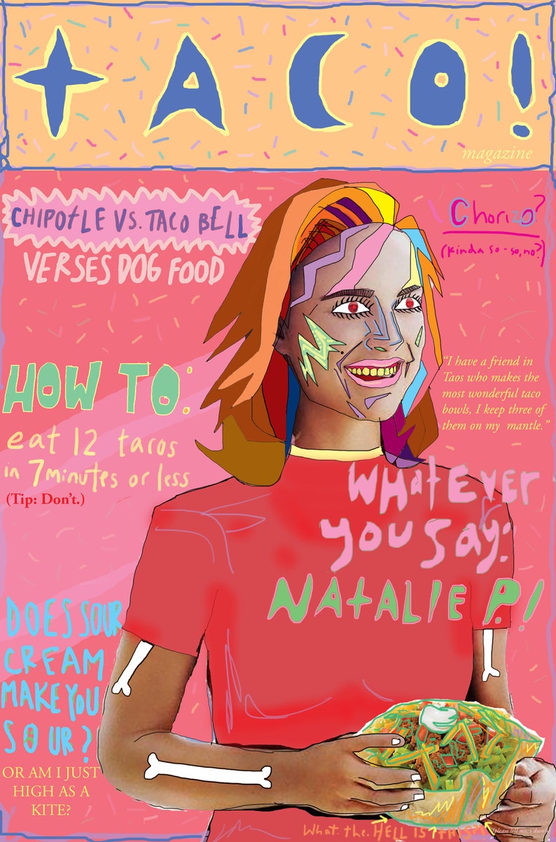 Taco Magazine Issue Five: Natalie P. - Etsy