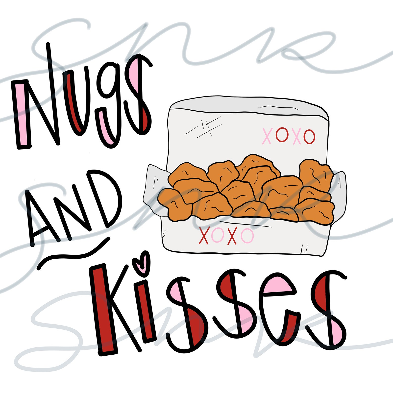 Nugs and Kisses Png Digital Download - Etsy