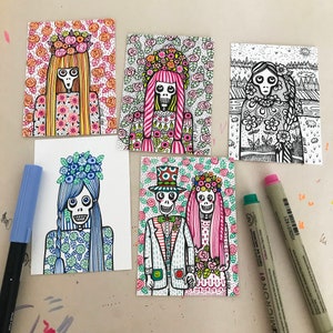 Original Small Drawing. 2.5x3.5. Pen and Ink - Etsy