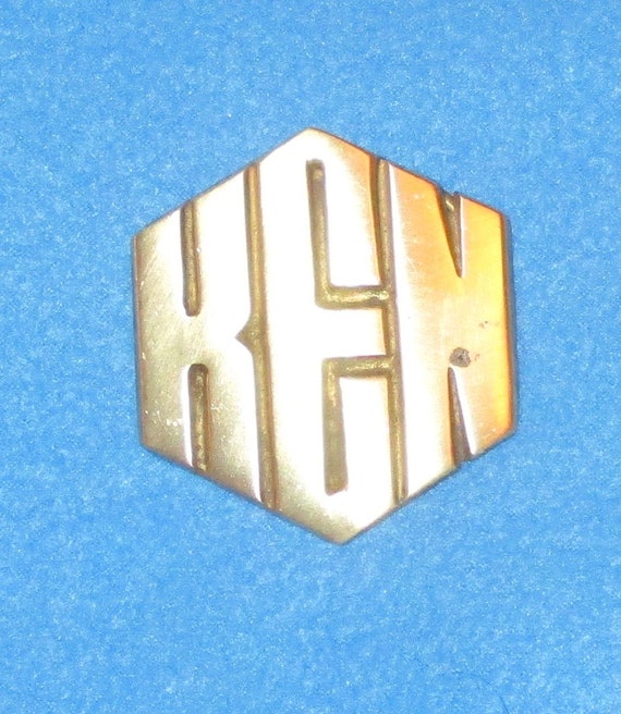 Vintage 1980's SOLID BRASS Name KEN Belt Buckle Country | Etsy