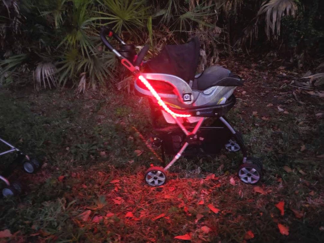 Stroller Lights, LED Safety Strips Rechargeable Third Kind® - Etsy