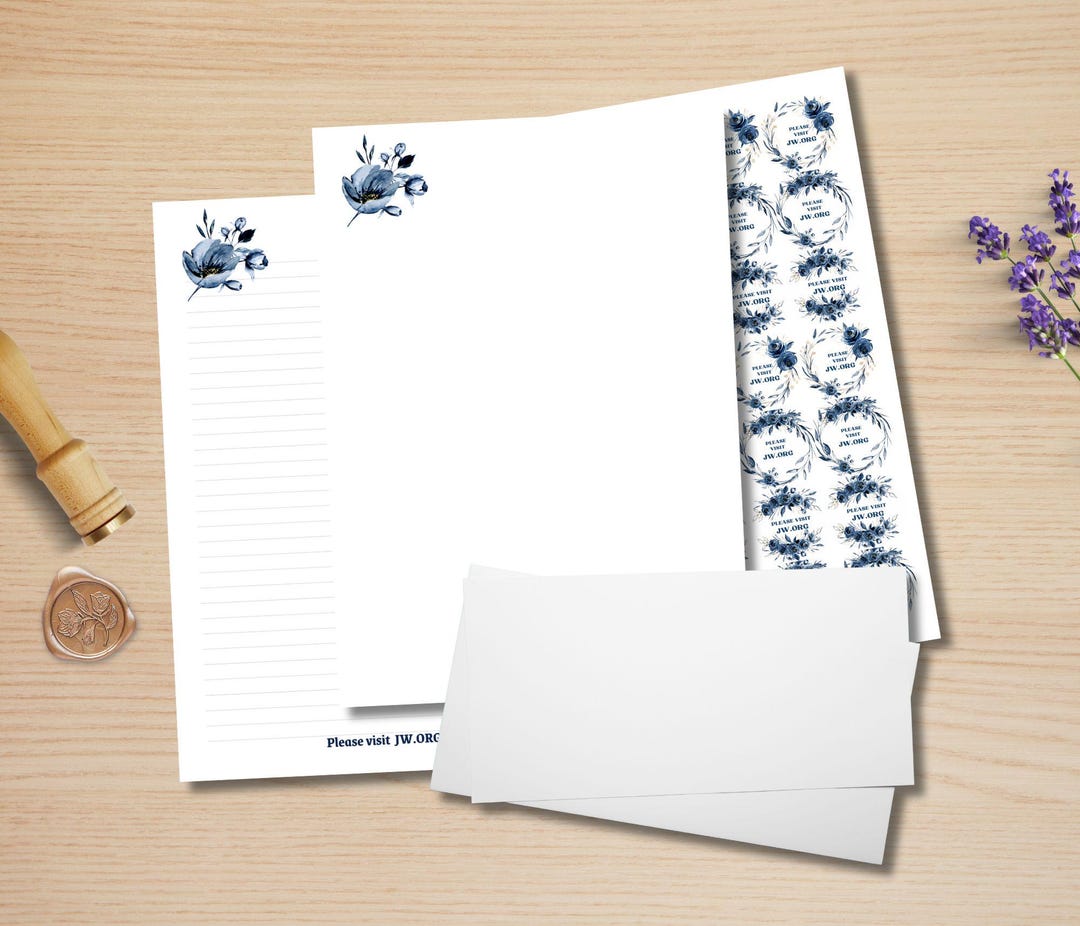 JW Letter Writing Set, A4 Ministry Paper, JW Stickers and Envelopes ...
