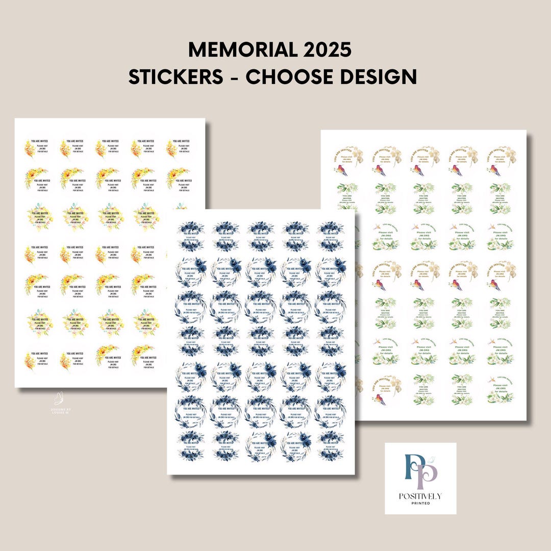 JW Memorial 2025 Stickers for Letter Writing, JW Ministry Supplies ...