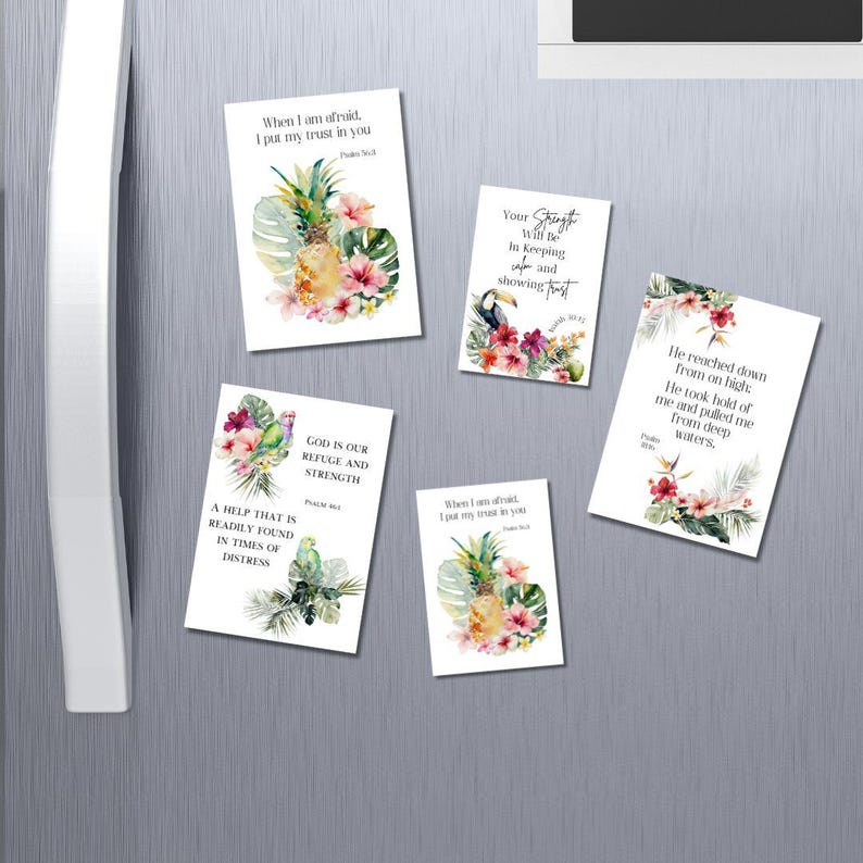 JW Magnets, Bible Verse Spanish English, Encouraging Scripture ...