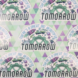 Vinyl Tomorrowland Magic Kingdom Sticker | Hydroflask Water Bottle ...