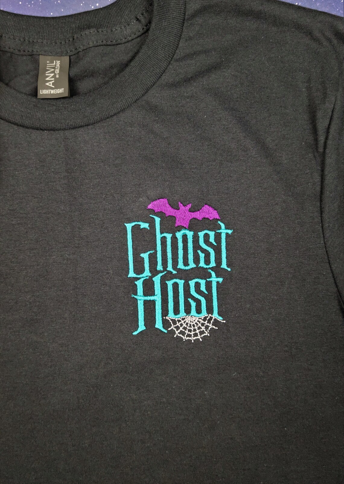 Ghost Host Black Embroidered Shirt Unisex and Women's | Etsy