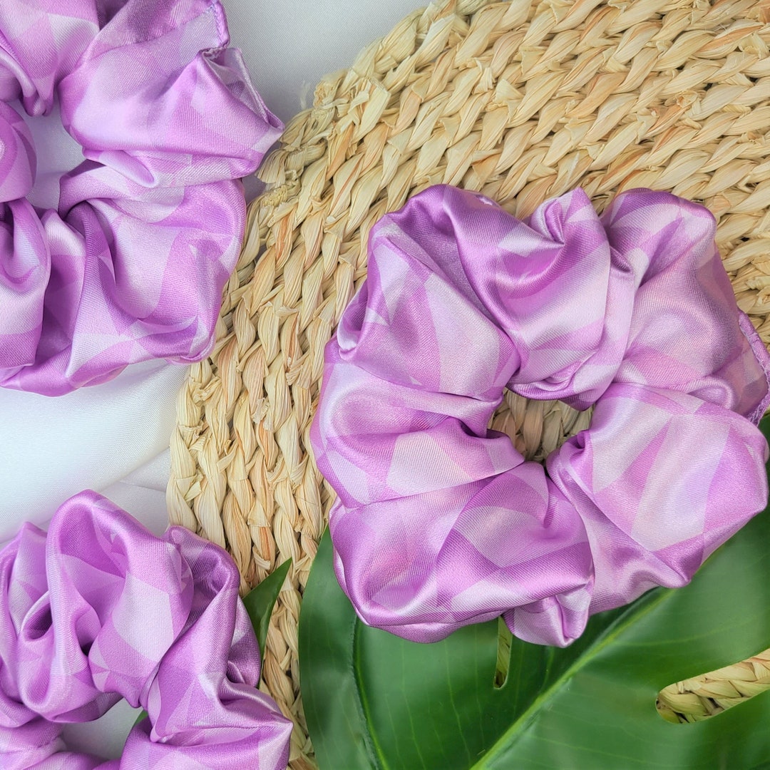 Purple Wall Satin Scrunchie | Disney Hair Accessory | Disney Trip Gift ...