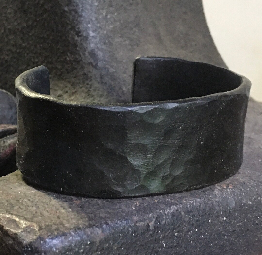 Iron Cuff Bracelet- Wide Iron Anniversary Gift for Men/women - Etsy