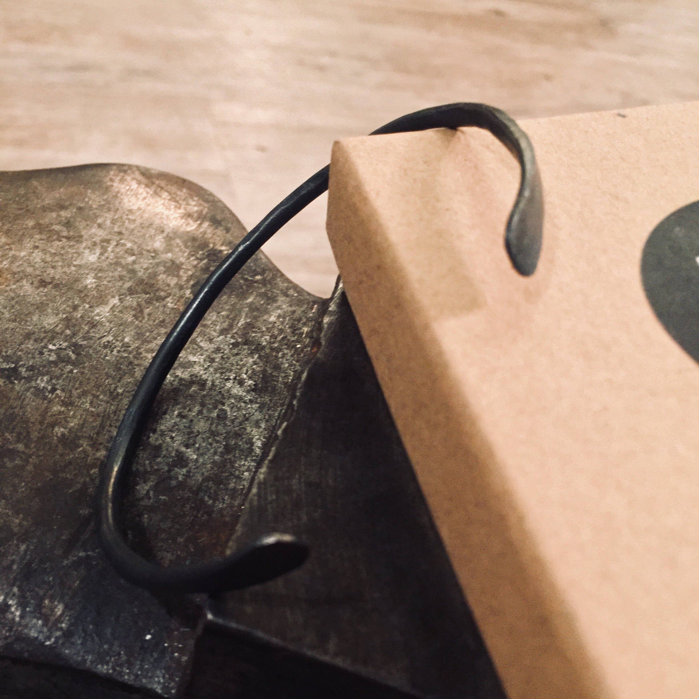 Modern Iron Cuff Bracelet Sixth Anniversary Gift Iron - Etsy