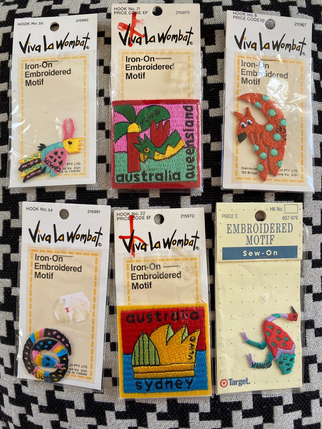 Viva La Wombat Vintage Embroidered Patches - Etsy Australia