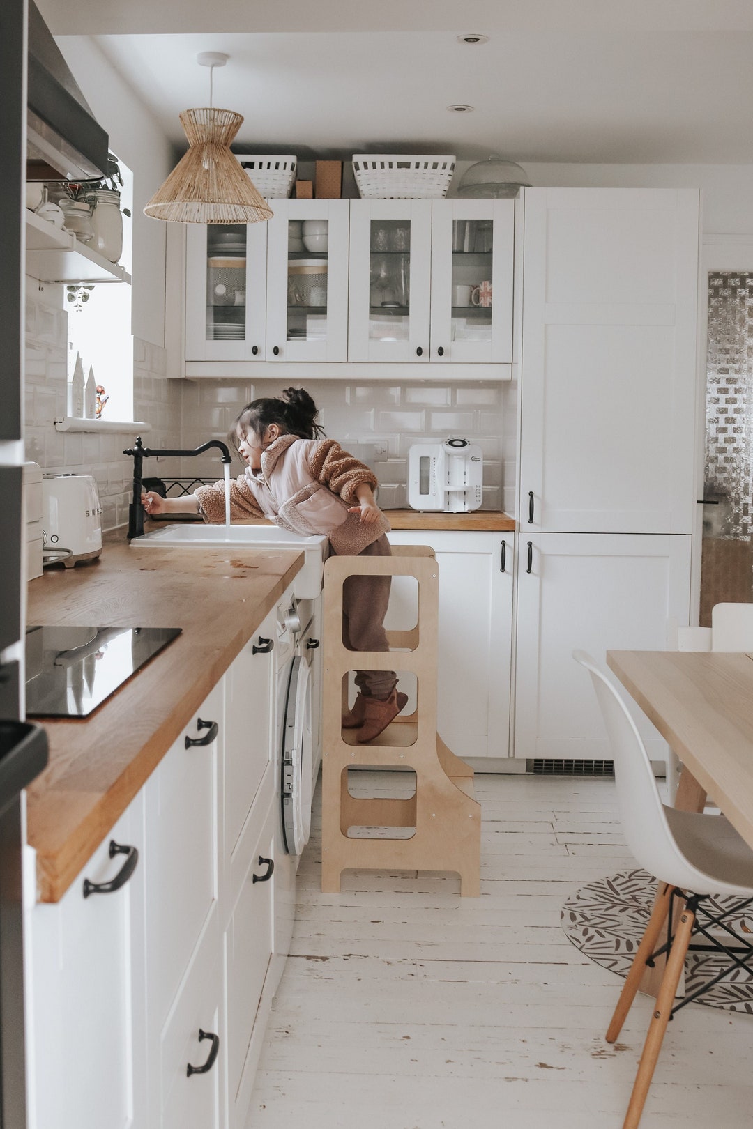 Kitchen Tower Montessori Helper Tower Toddler Tower Toddler - Etsy