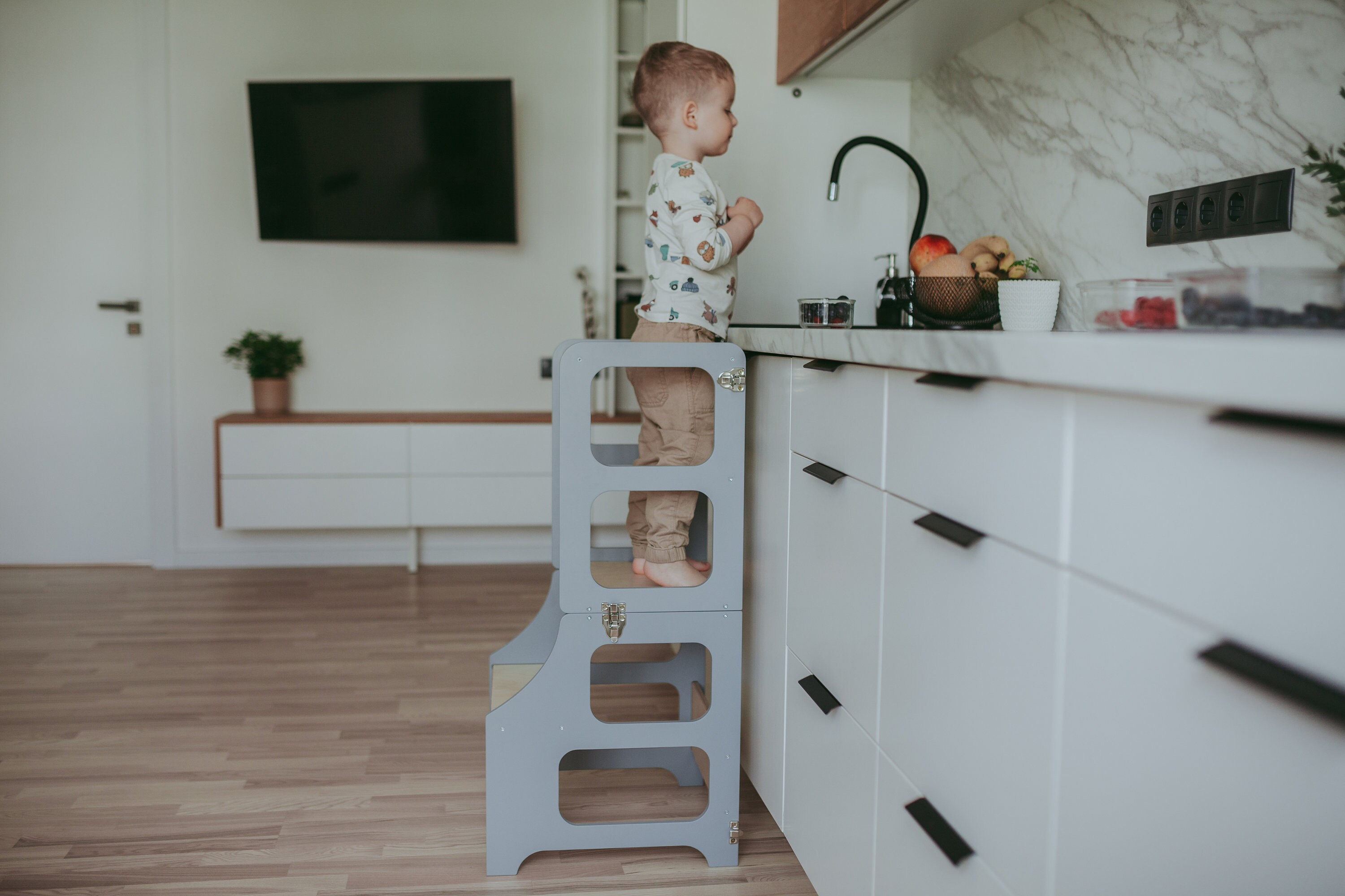 3-in-1 Transformable Kitchen Tower Foldable Kitchen Tower - Etsy Canada