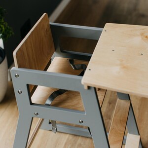 Minimalist Baltic Birch High Chair: Modern Baby Feeding Chair - Etsy