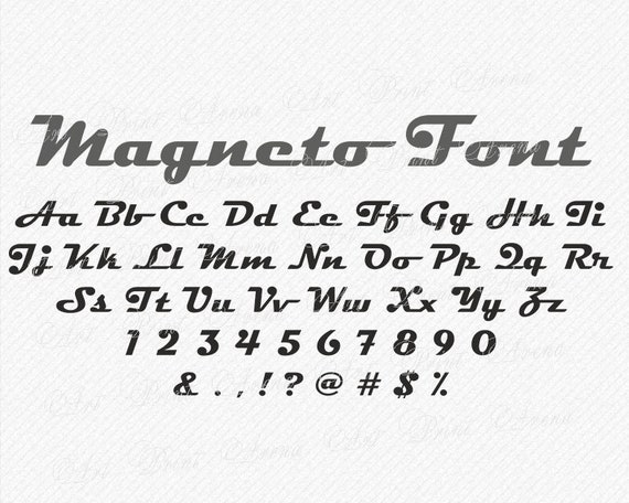 Bold italic Font SVG fonts cutting font brush script old font | Etsy