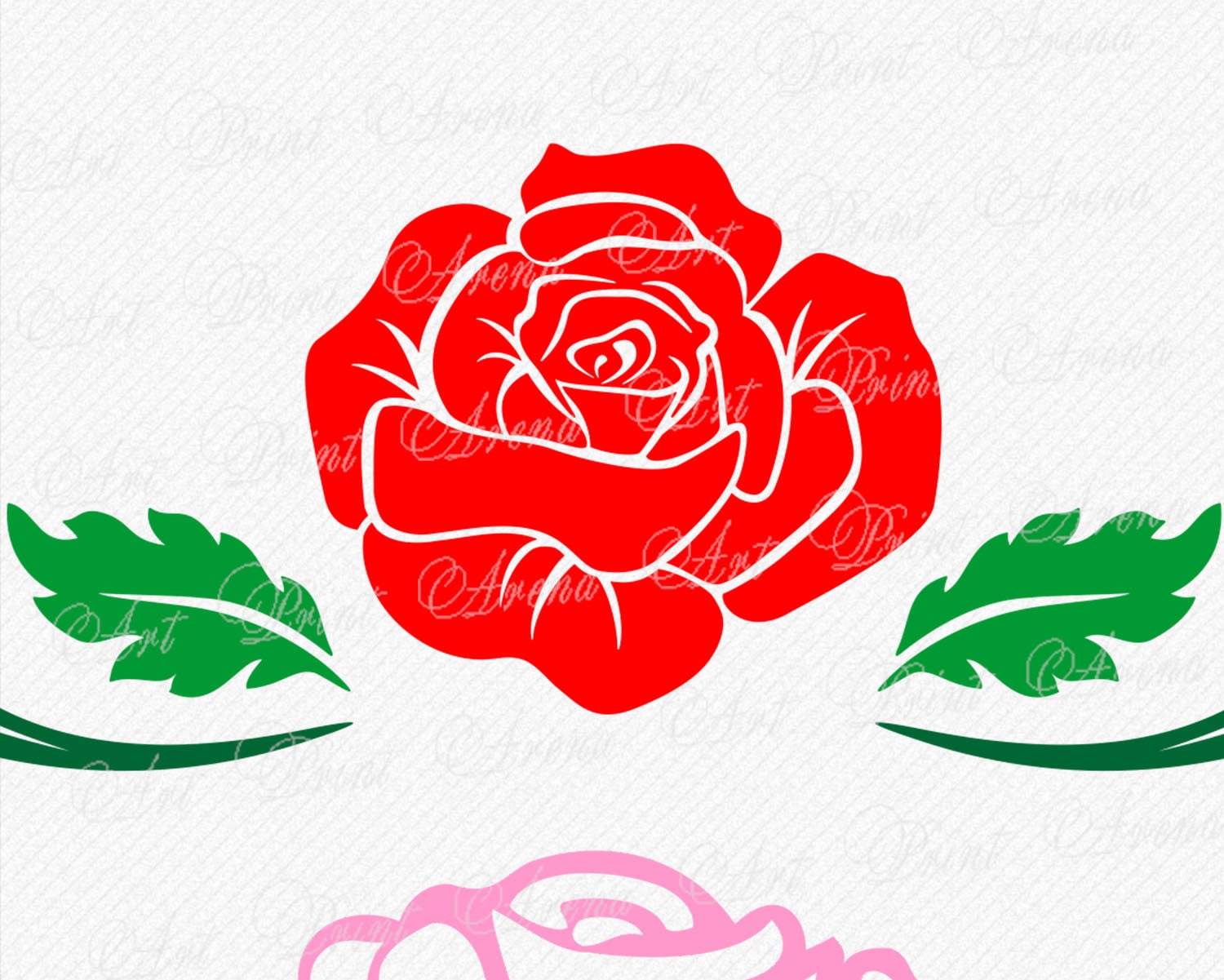 Roses SVG cutting files Floral Roses Clipart Set of 3 roses | Etsy