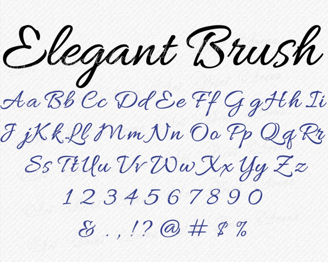 Eleganti font SVG Font svg Font scritti a mano Wedding Font | Etsy