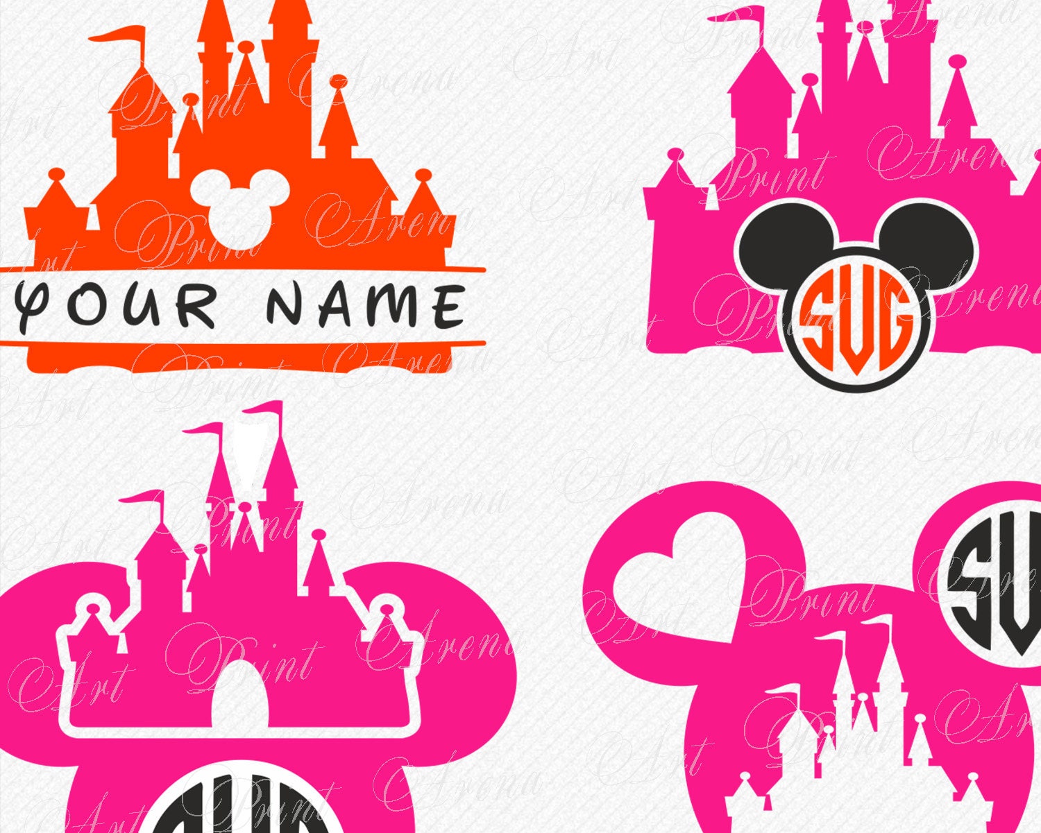 Disney Castle SVG Bundle 11 Monogram Cinderella Castles | Etsy Disney Castle SVG Bundle 11 Monogram Cinderella Castles | Etsy