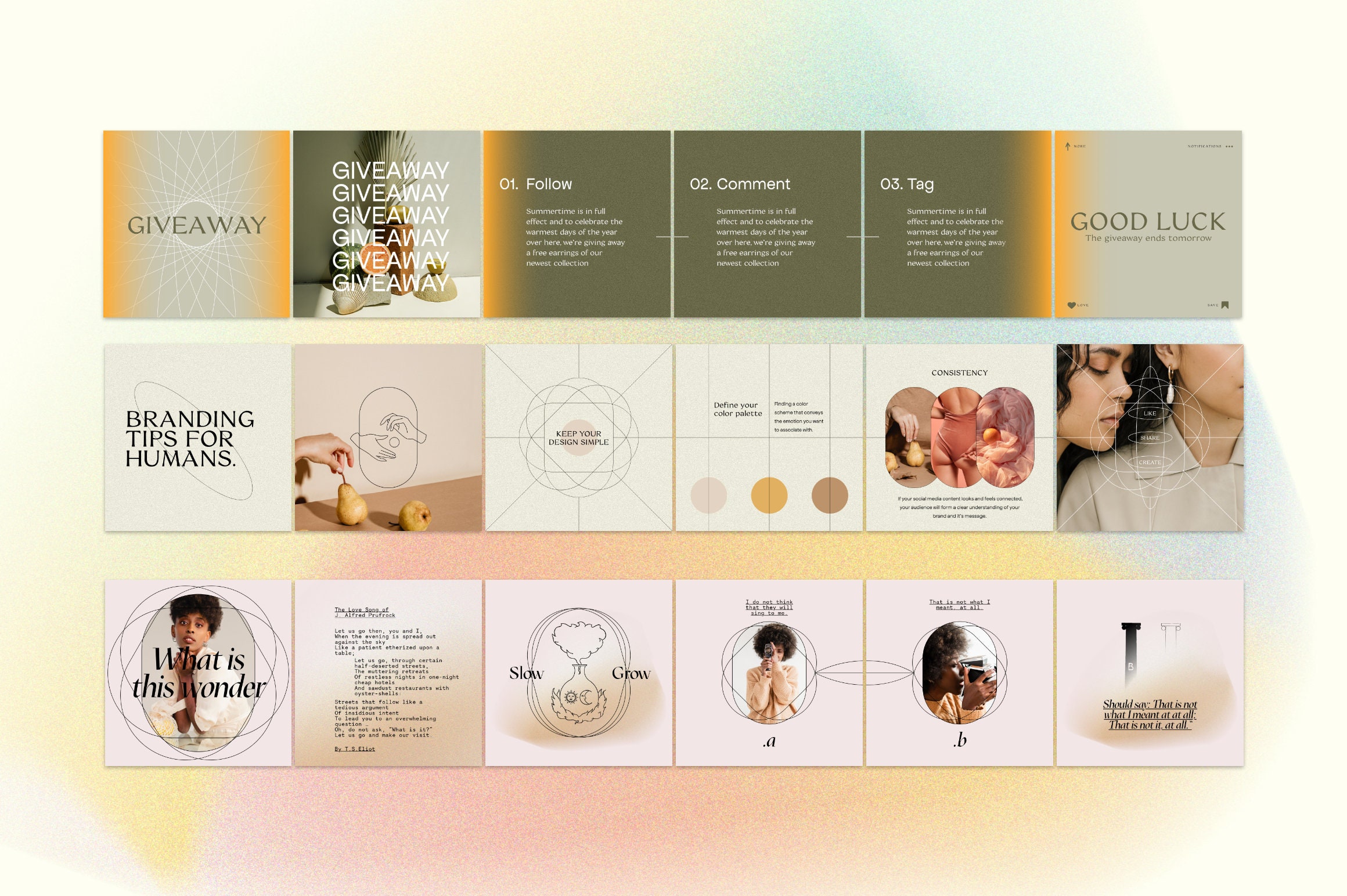 Makeshift Carousel & Quotes Coach Blogger Marketing. Social Templates ...