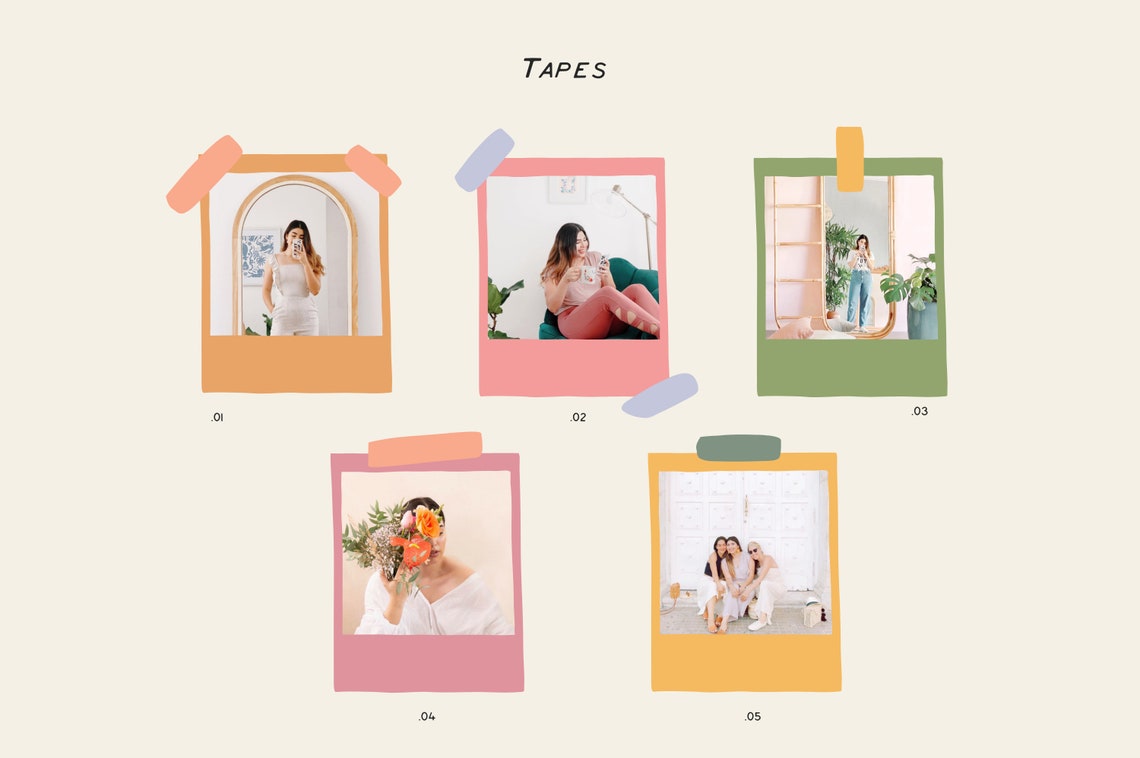 CANVA Elements Bubbles Arrows Frames. SVG. Vector. Canva Template ...