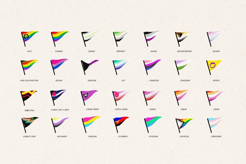 PRIDE - Flags & Elements - Flag Logo, Lgbt Flag, Flag Mockup, Pattern ...