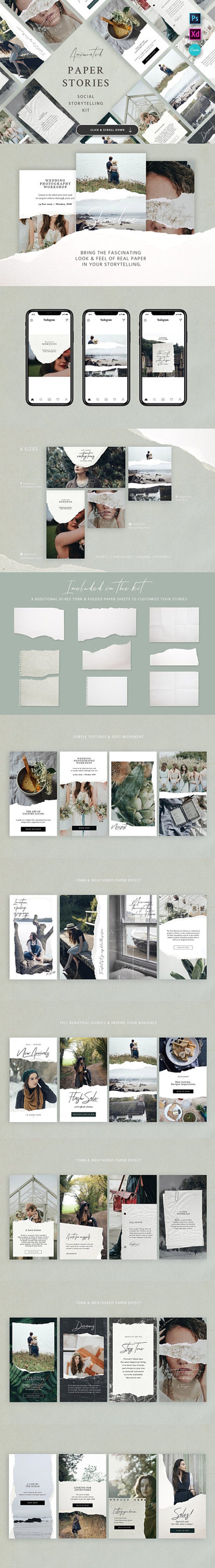 CANVA BUNDLE Social Kit. Instagram Story Templates. Instagram Template ...