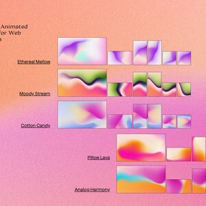 DUSK - Animated Gradients Background Animated Gradients CANVA ...