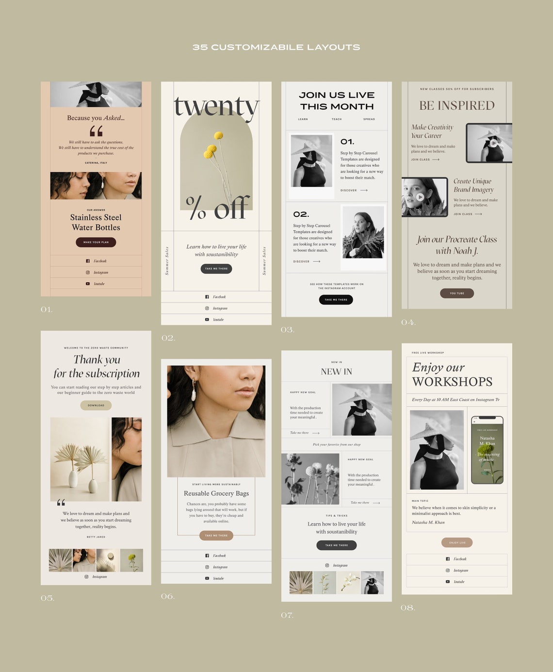 Sage Newsletter Templates, Mailchimp Template, Convertkit. Email ...