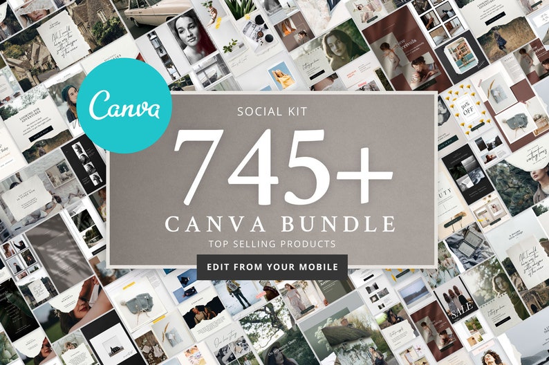 CANVA BUNDLE Social Kit. Instagram Story Templates. Instagram Template ...