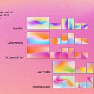 DUSK - Animated Gradients Background Animated Gradients CANVA ...