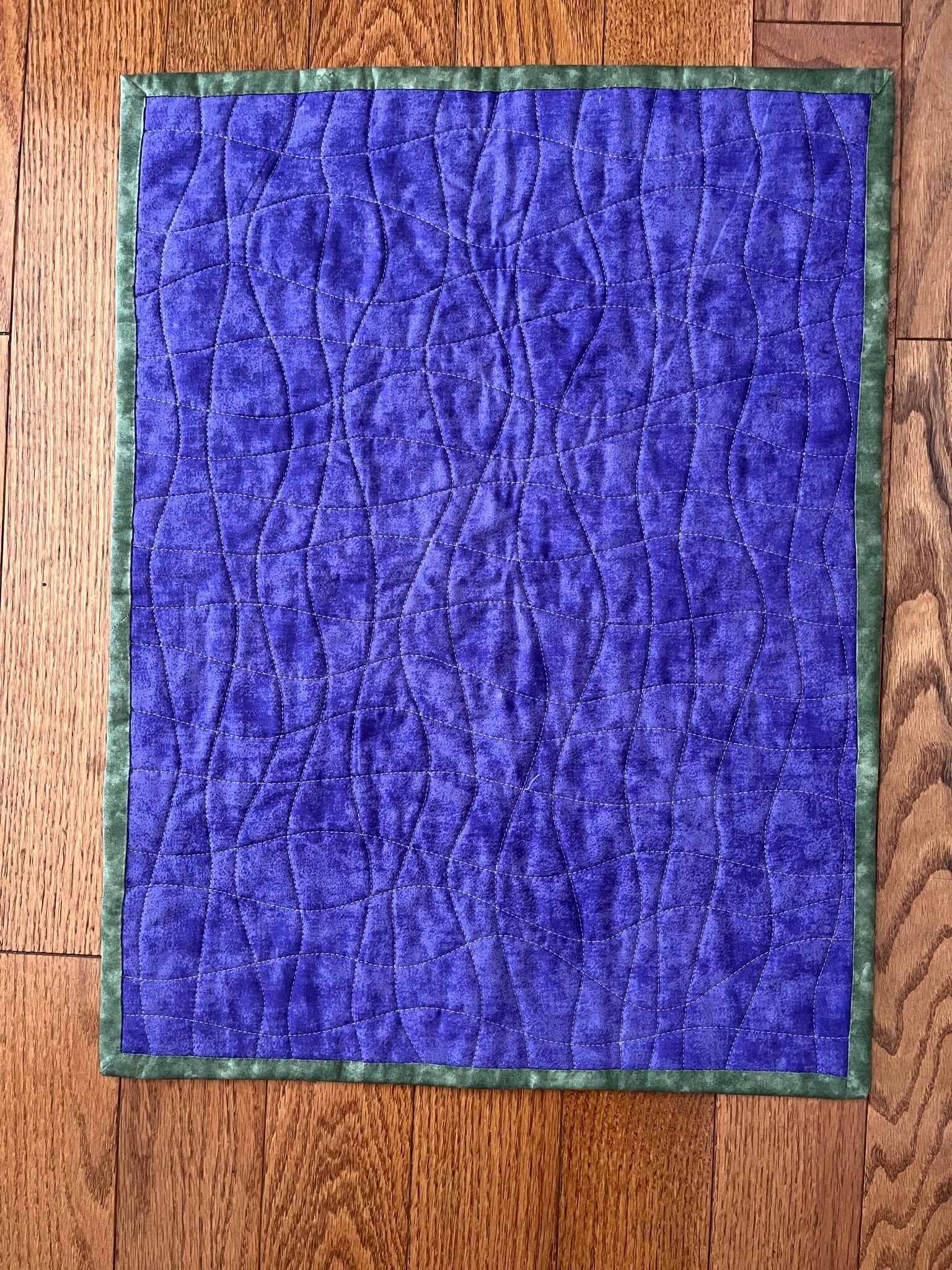 Modern Wall Quilt, Mini Quilt, Table Topper, Table Runner Multicolored ...