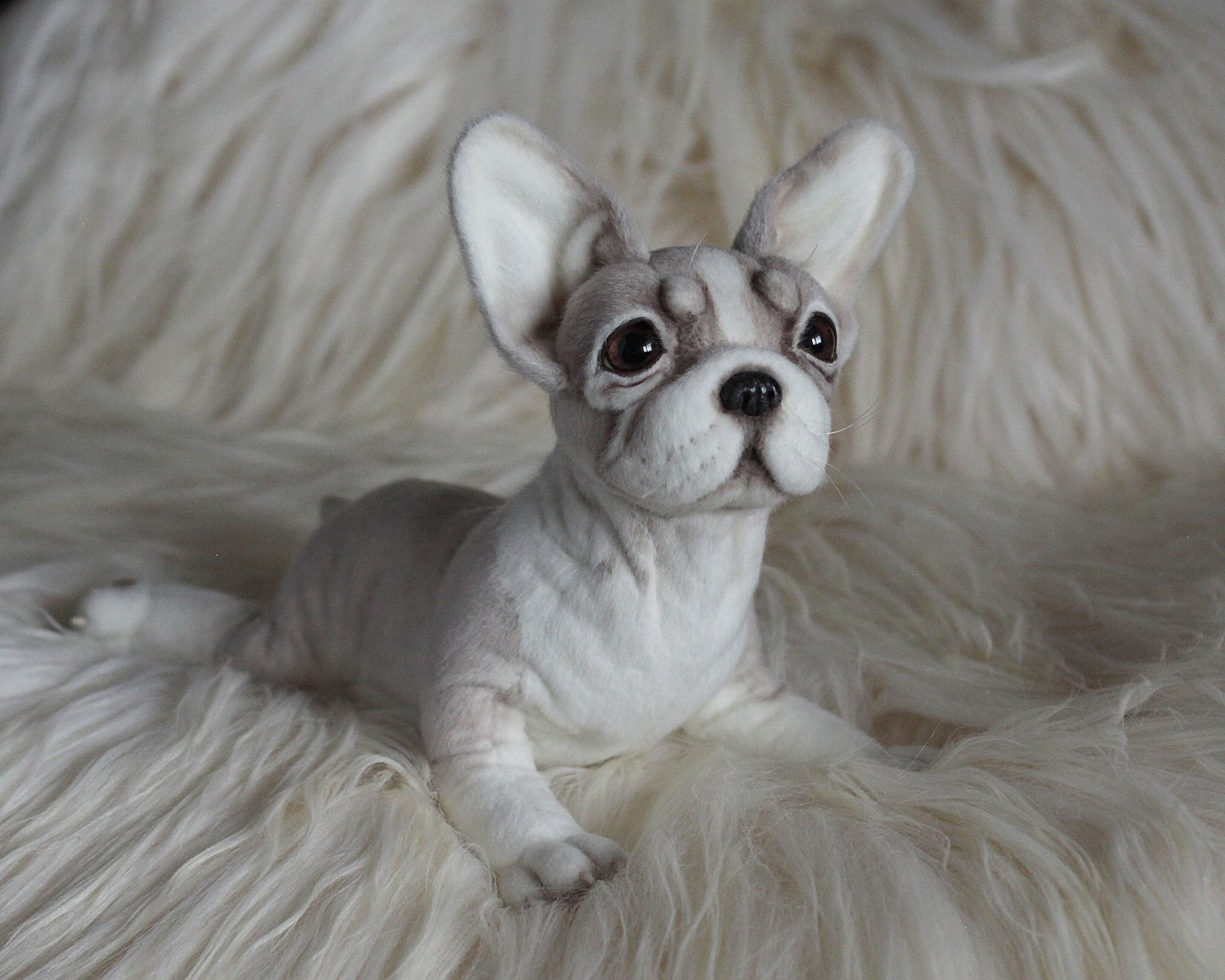 Made to Order Realistic Stuffed Dog, Plush Copy Bulldog, Soft Sculpture ...