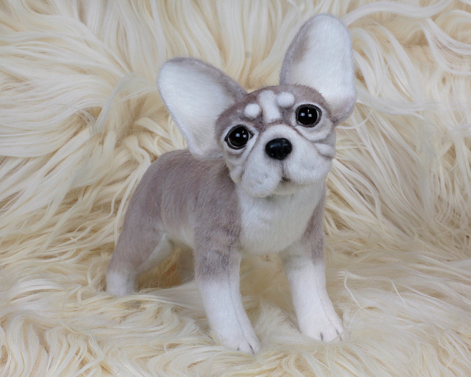 Made to Order Realistic Stuffed Dog, Plush Copy Bulldog, Soft Sculpture ...