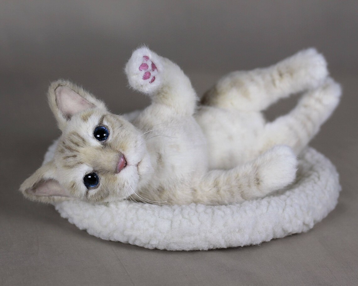 Realistic Cat Soft Sculpture, Pet Portrait by Photo, Stuffed Plush Pet ...