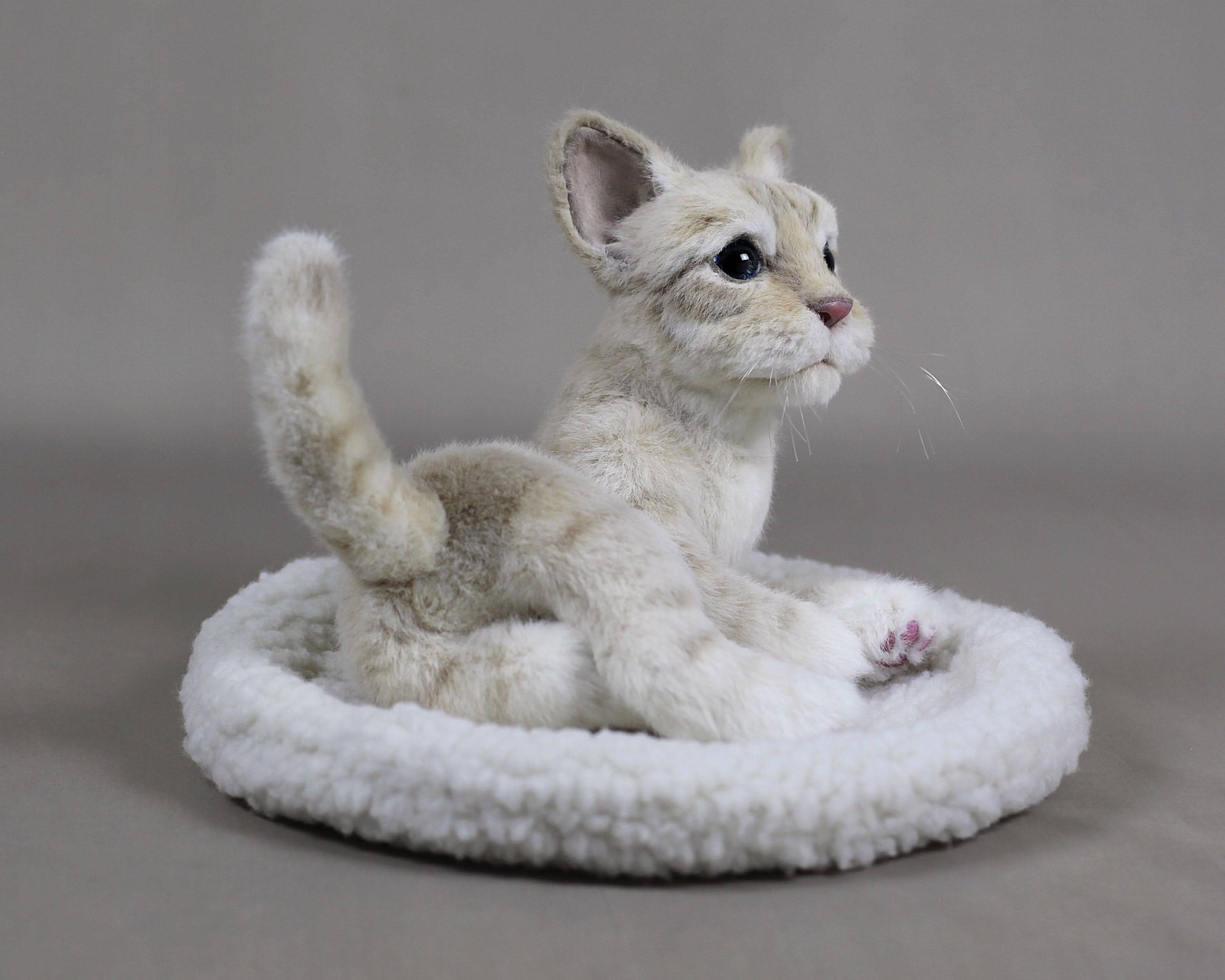 Realistic Cat Soft Sculpture, Pet Portrait by Photo, Stuffed Plush Pet ...