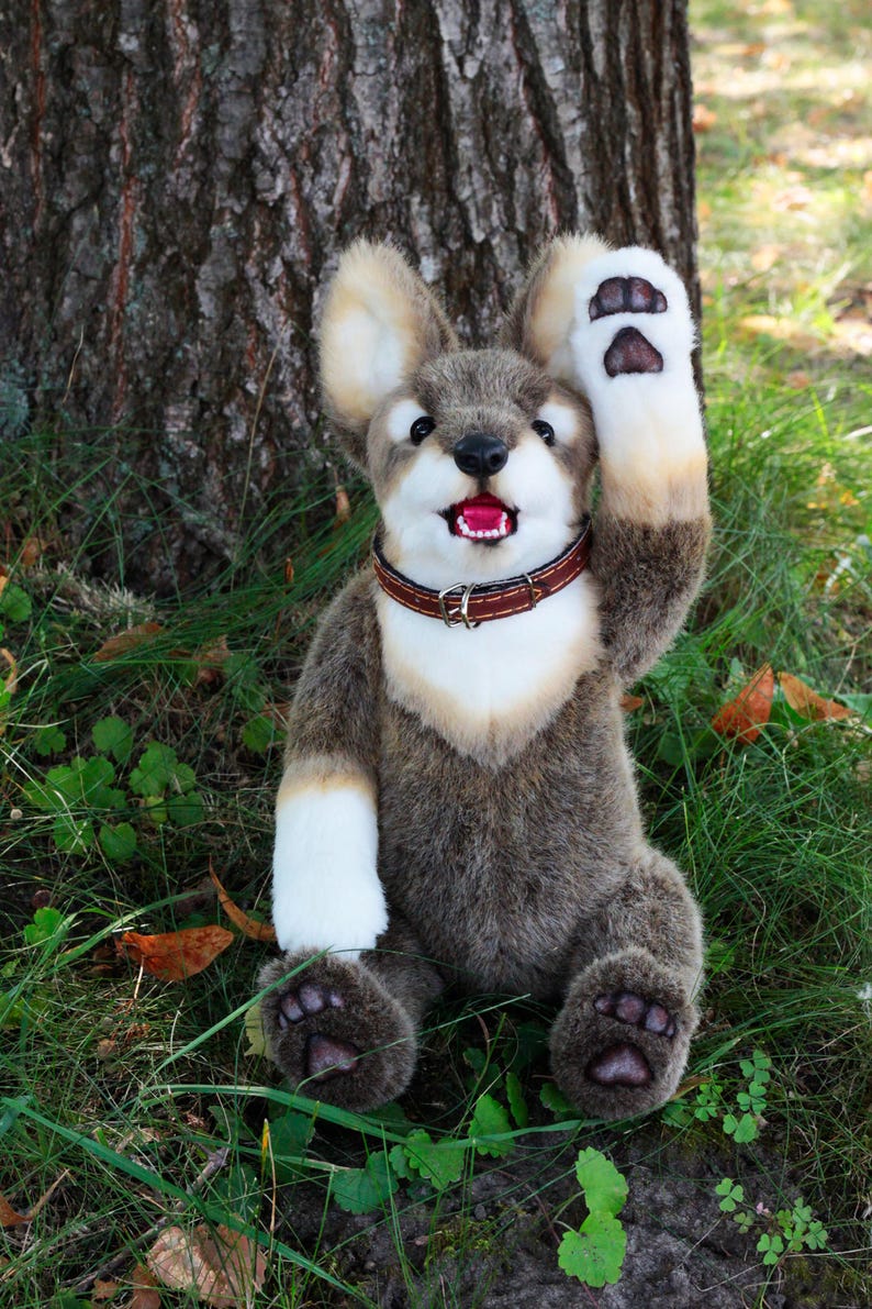 Wolf Art Doll, Fantasy Creature Stuffed Plush Animal, Fantastic Beast ...