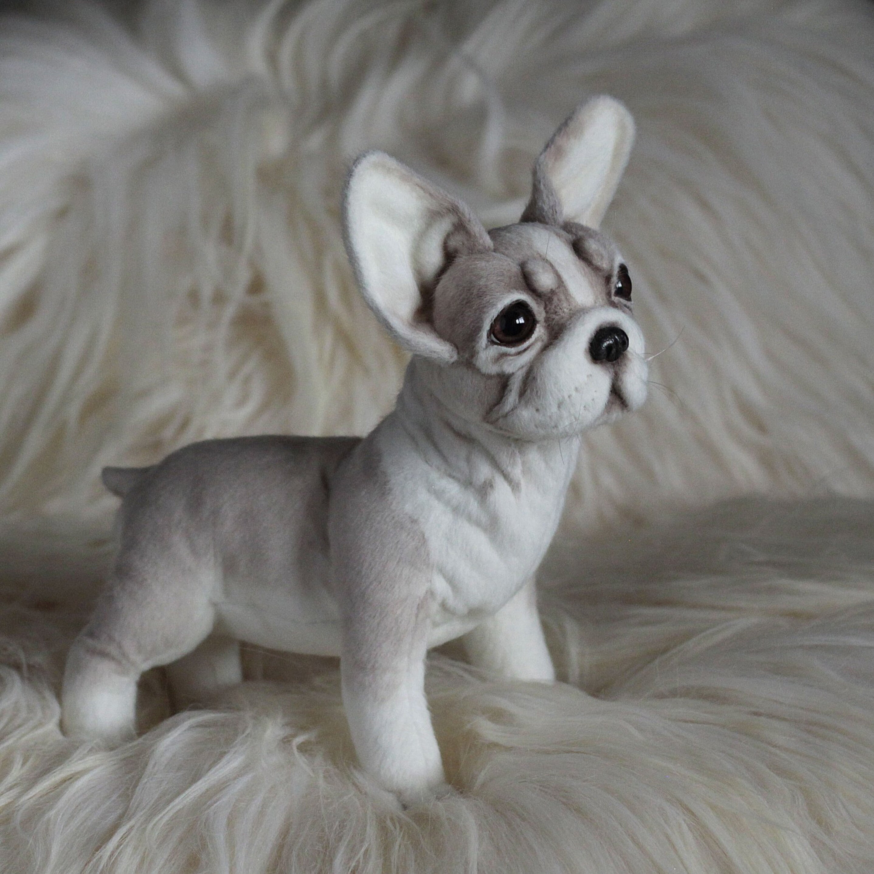 Made to Order Realistic Stuffed Dog, Plush Copy Bulldog, Soft Sculpture ...