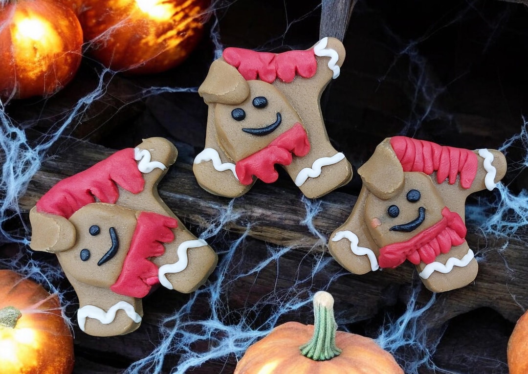12 Halloween Fondant Creepy Kooky Headless Gingerbread Man - Etsy