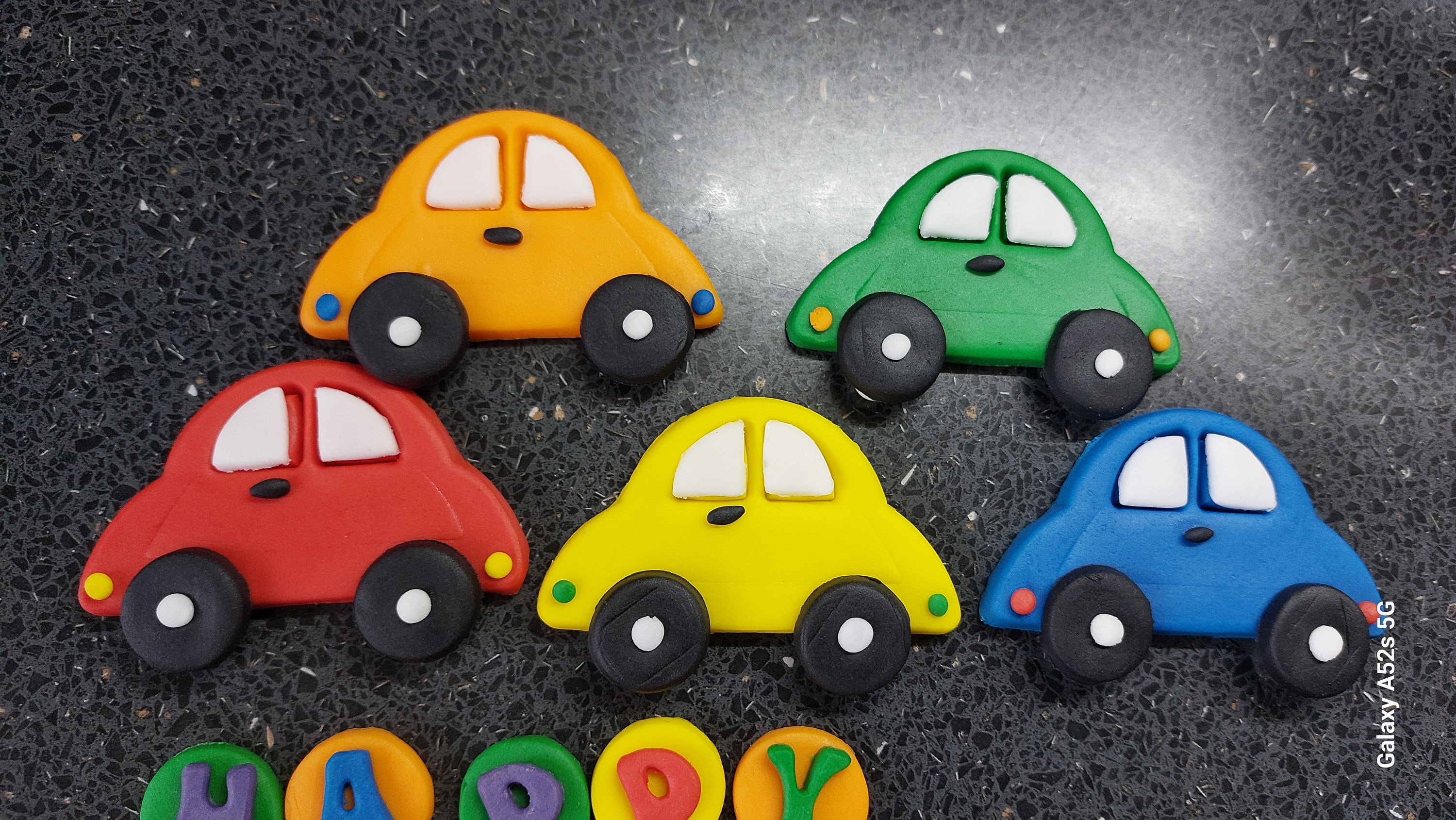 2d Edible Fondant Car Cake Toppers Vegan - Etsy