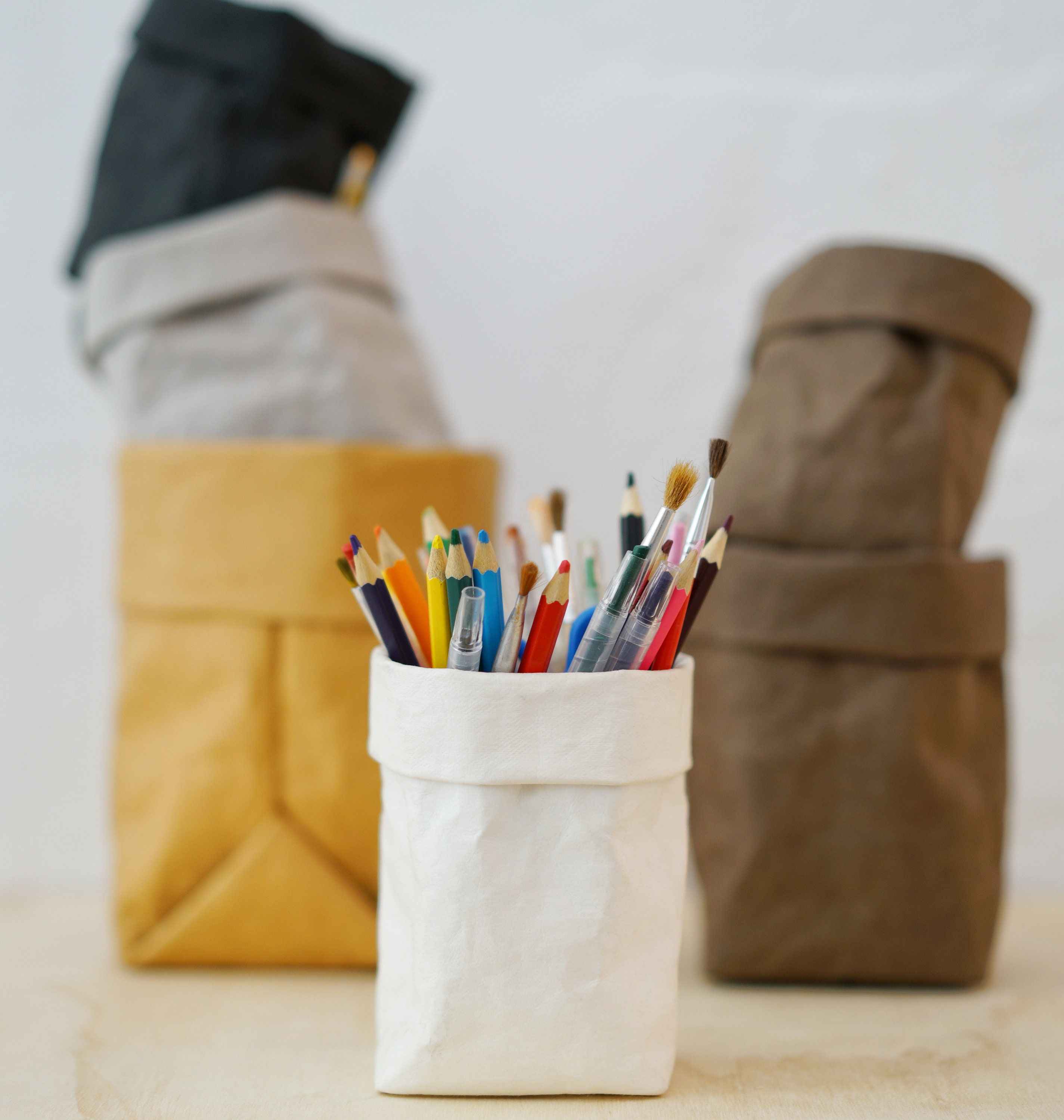 Paper Sack Bag Pot Washable Paper Sustainable Storage - Etsy