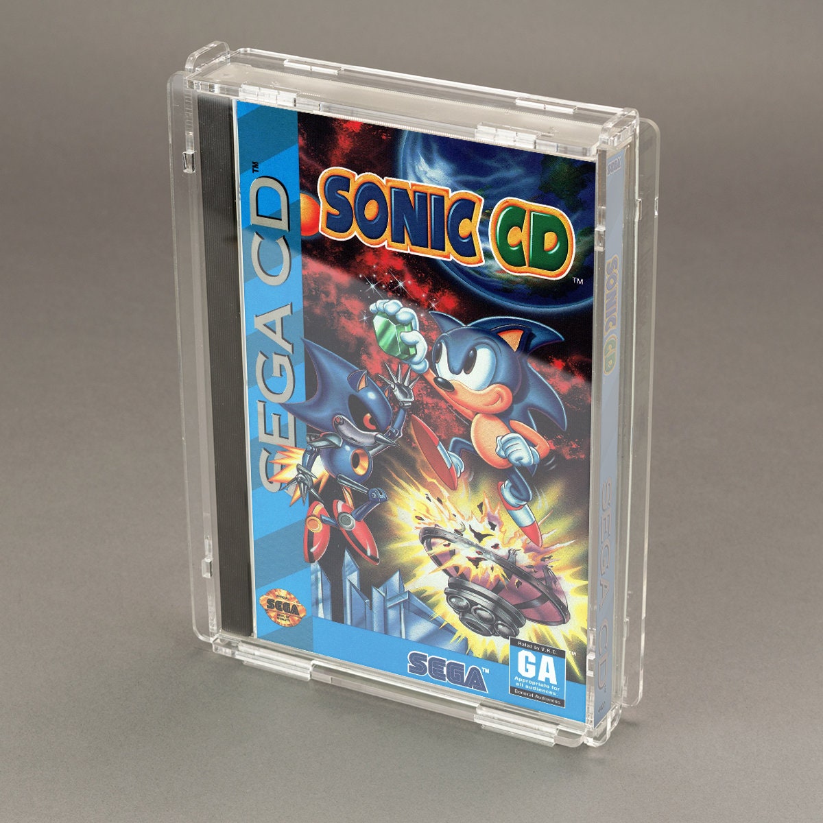 Sega CD Long Box Game Box Köffin Protective Display Case | Etsy