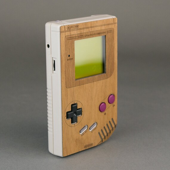 Real Wood Skin for Game Boy DMG Mahogany Walnut or Padauk - Etsy