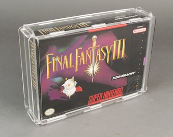 Nintendo SNES Game Cartridge Protective Display Case Super | Etsy