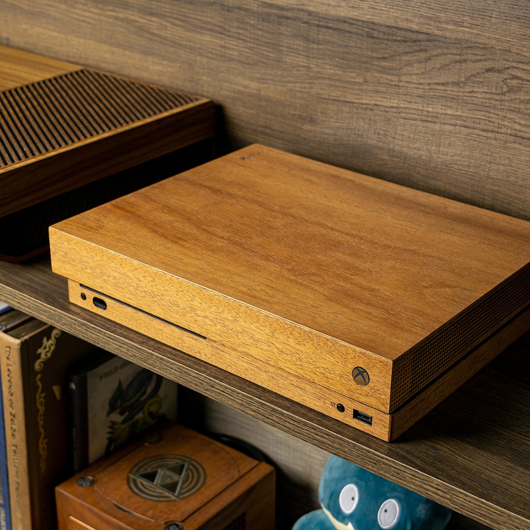 Diseño de madera real para Xbox One X: caoba, nogal o padauk - Etsy España