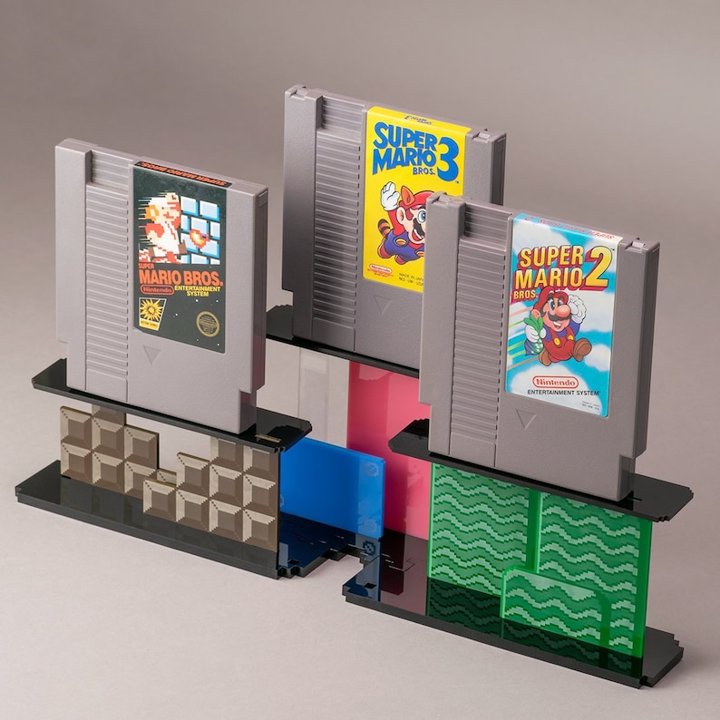 Super Mario Bros Nes Cartridge Display Etsy