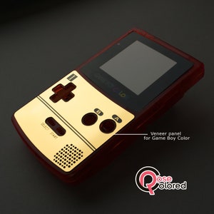 Gold Veneer for Game Boy Color GBC 'famicom-style' - Etsy