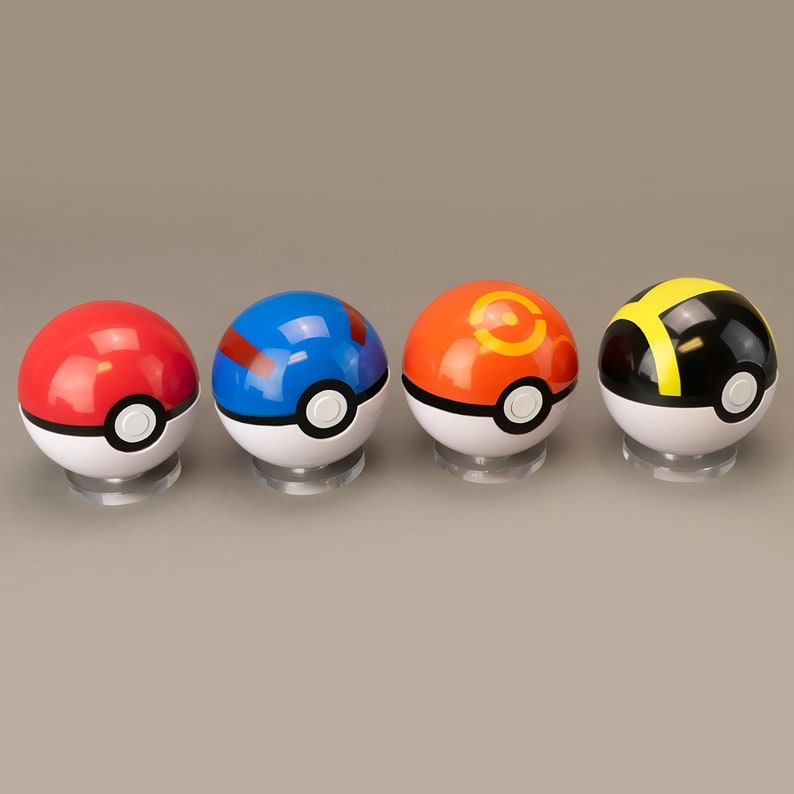 Poké Ball Display Stand 5-pack - Etsy