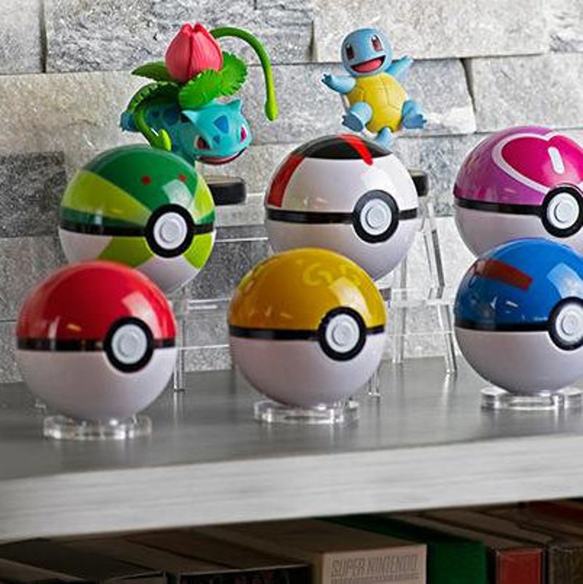 Poké Ball Display Stand 5-pack - Etsy